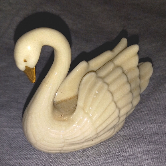 Lenox | Accents | Vintage Lenox Mini Glass Swan Must See | Poshmark
